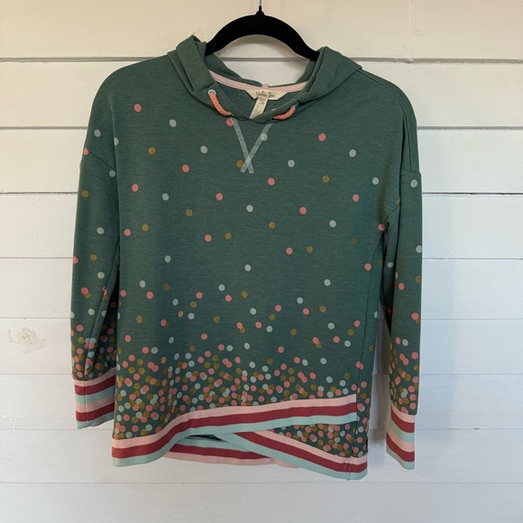 Matilda Jane | Shirts & Tops | Matilda Jane Teal Hoodie With Pink ...